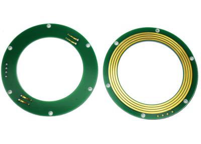China PSCN020-02P 20mm Inner Diameter Mini Pancake Slip Ring 24VAC with Precious Metal Contacts for Ferris Wheels for sale