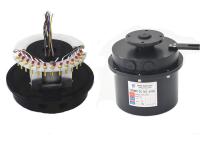 China Low Friction 415VAC Waterproof Slip Ring with IP65 Rating - 12 Circuits 10A Each for Industrial Automation for sale