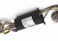 China Aluminum Alloy Material Through Bore Electrical Slip Ring 250RPM Speed 52 Circuits for sale