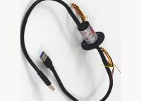 China USB 3.0 Capsule Slip Ring with 22mm OD and 300 RPM Speed for High-Speed Data Transmission for sale