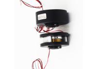 China ID15mm Through Hole Slip Ring 50VAC 2×2A 0-3000rpm Gold Contact Industrial Rotary Connector for sale