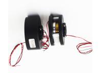 China ID15mm Through Hole Slip Ring 50VAC 2×2A 0-3000rpm Gold Contact Industrial Rotary Connector for sale