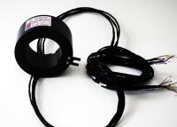 China Multi - Point Contact Slip Ring Assembly 80mm Through Hole Size Fiber Brush Technology for sale