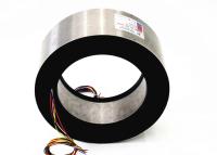 China Industrial Stainless Steel Big Bore Rotary Union 260mm Carbon Brush Slip Ring 8x10A 1000VAC for sale