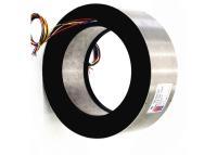 China Industrial Stainless Steel Big Bore Rotary Union 260mm Carbon Brush Slip Ring 8x10A 1000VAC for sale