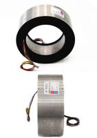 China Industrial Stainless Steel Big Bore Rotary Union 260mm Carbon Brush Slip Ring 8x10A 1000VAC for sale