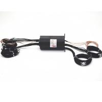 China High Definition Slip Ring 38mm Through Bore 0-250 RPM with 35 Lead Wires for HD Video Transmission for sale