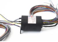 China 380VAC 1000M Ethernet Power Slip Ring Assembly 25.4mm Bore IP54 for sale