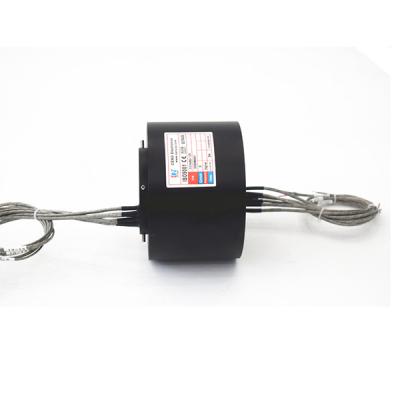 China 60mm Through Hole Slip Ring Low Torque Smooth Rotation 12 Circuits for sale