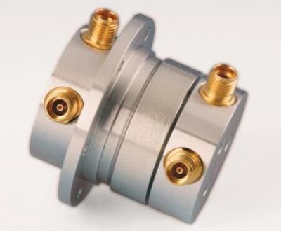 China 2 Channel Coaxial Slip Ring 4.5GHz RF Rotary Joint SMA Connector 60rpm for sale