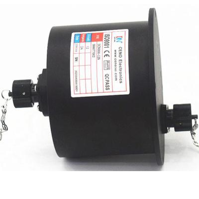 China Power Rotary Union Aviation Sockets 12×2A Industrial Slip Ring with IP64 Protection and 0-20 RPM Speed for sale