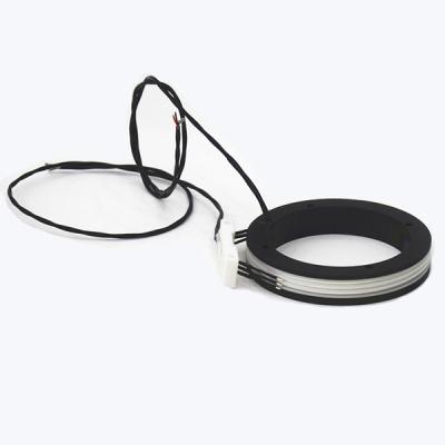 China ID 90mm Two Half Style Electrical Slip Ring with 0-200 RPM Speed and 220V AC Rating for Signal Transmission for sale