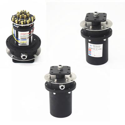China IP65 Rotary Joint Slip Ring 30rpm 11 Circuits 25A Precious Metal Contact for sale
