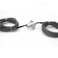 China RJ45 Connector IP55 250rpm 100M Ethernet Capsule Slip Ring for HD Video Surveillance for sale