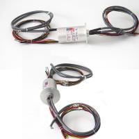 China Aluminum Alloy Ethernet Rotary Joint 12rpm 360 Degree Rotation 100M Signal for sale