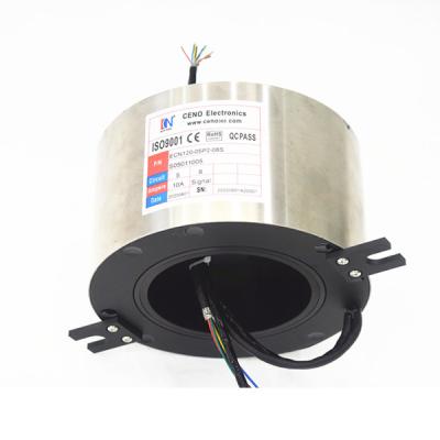China Low Torque 10rpm Stainless Steel 120mm Slip Ring Commutator 380VAC for sale