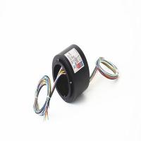 China 80mm Through Bore Slip Ring 0-380VAC 60rpm Hollow Shaft 4x10A 8x5A for sale