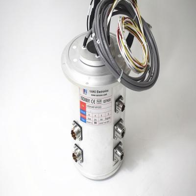 China IP65 Waterproof Slip Ring with 50mm Through Hole - 6×25A, 4×2A, 3×5A Circuits for Rotary Tables for sale