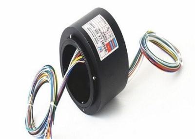 China Low Electric Noise 60rpm 80mm Through Hole Slip Ring for sale