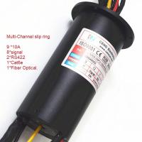 China 150RPM 1550nm Fiber Optical Slip Ring with 9×10A Power Circuits for Radar Systems for sale