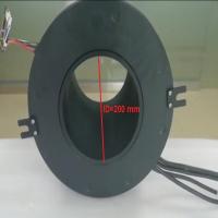 China Stainless Steel Through Hole Slip Ring 200mm IP65 63A 10A for sale