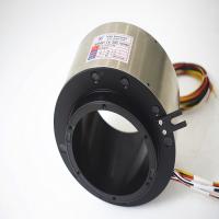 China IP51 220VAC 115mm Hollow Shaft Slip Ring for Robot Arms 15A 5A for sale
