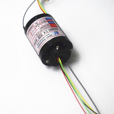 China Medical Equipment 4mm Through Hole Slip Ring 400rpm Gold Contacts for sale
