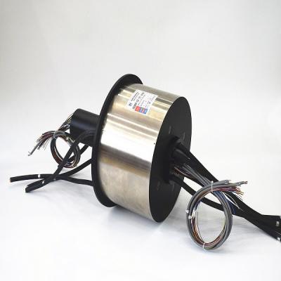 China Stainless Steel Aluminum 380VAC High Amp Slip Ring - 4×150A Circuits, IP54 Protection, 0-50rpm Speed for sale