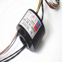China 440VAC 255 RPM Industrial Slip Ring for Turntable Equipment 8 Circuits 10A for sale
