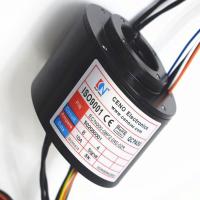 China 440VAC 255 RPM Industrial Slip Ring for Turntable Equipment 8 Circuits 10A for sale