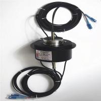 China Integrated Slip Ring 2 Fiber Channels 50rpm IP66 SM MM Fiber Optic Rotary Joint for sale