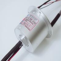 China Ethernet Slip Ring Integrate Signal RS232 220VAC 5A Power for Rotary Tables for sale