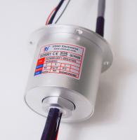 China Ethernet Slip Ring Integrate Signal RS232 220VAC 5A Power for Rotary Tables for sale