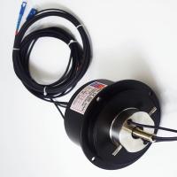 China Stainless Steel Waterproof IP66 Slip Ring 50rpm 2 Fiber Optic Channels Customized for sale