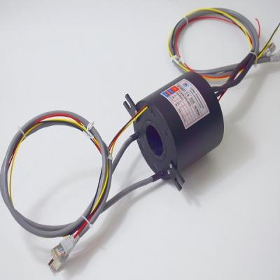 China Radar System Inner Hole 38.1mm Gigabit Ethernet Slip Ring for sale