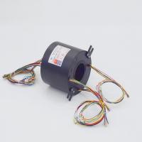 China Robotics IP54 300rpm 50mm Hollow Shaft Rotary Union Slip Ring Power Signal Mixed for sale
