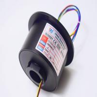China Aluminium Housing Slip Ring 25.4mm Through Bore IP55 300rpm 6 Signal Circuits for sale