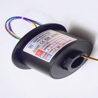 China Aluminium Housing Slip Ring 25.4mm Through Bore IP55 300rpm 6 Signal Circuits for sale