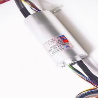 China Multi Channel Slip Ring 48VDC 24VDC RS485 Ethernet Rotary Joint 25.4mm for sale