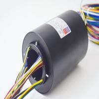 China ECN060-12P-15P2 Through-Bore Rotary Joint 60mm Bore 20A Power 150 RPM for Wrapping Machines for sale