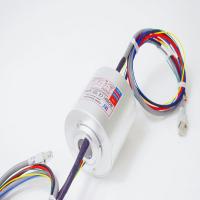 China 25.4mm 1000M Ethernet Signal Slip Ring Integrate Power for sale