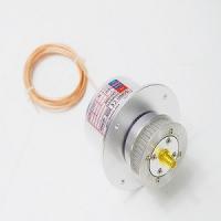 China Precious Metal 100M 500rpm Radio Frequency Rotary Joint Slip Ring 1 Channel Coaxial for sale