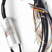 China Solid Through Bore IP51 Slip Ring 8 Circuits 16A 32 Signal Compact for sale