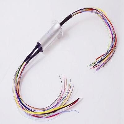 China 44mm Flange IP51 Capsule Slip Ring 22 Wires 250 rpm for Radar System for sale