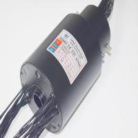 China Aluminium Alloy 20mm Through Hole Slip Ring 32 Circuits RS485 Gold Contacts for sale