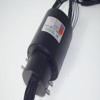 China Aluminium Alloy 20mm Through Hole Slip Ring 32 Circuits RS485 Gold Contacts for sale