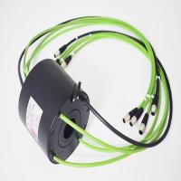 China 38.1mm Through Hole Ethernet Slip Ring 300rpm 4 Power 3 Ethernet for Measurement Instruments for sale
