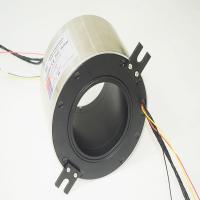 China Large Inner Bore 120mm Industrial Slip Ring Stainless Steel Housing 3x10A 12 Signal for sale