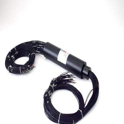 China Motion Simulator 23mm Through Bore Slip Ring Gold To Gold Contacts for sale