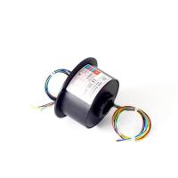 China 25.4mm 1500 RPM Fiber Optic Slip Ring with 6 Signal Circuits and IP51 Rating for sale
